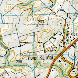 Lower Kaimai, Bay of Plenty - NZ Topo Map