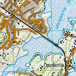 Omokoroa, Bay of Plenty - NZ Topo Map