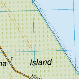 Matakana Island, Bay of Plenty - NZ Topo Map
