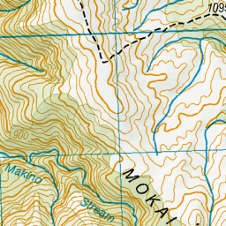 MOKAI PATEA RANGE, Manawatu-Wanganui - NZ Topo Map