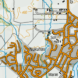 Nukuhau, Waikato - NZ Topo Map