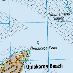 Omokoroa Point, Bay of Plenty - NZ Topo Map