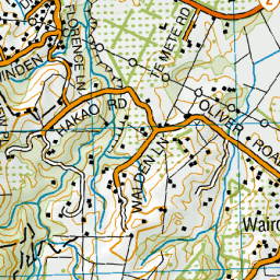 Wairoa, Bay of Plenty - NZ Topo Map