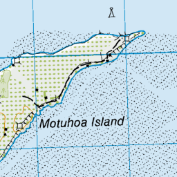 Motuhoa Island, Bay of Plenty - NZ Topo Map