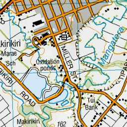 Makirikiri Reserve, Manawatu-Wanganui - NZ Topo Map