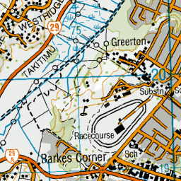 Greerton, Bay of Plenty - NZ Topo Map