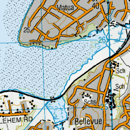 Matua, Bay of Plenty - NZ Topo Map