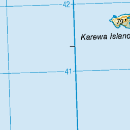 Karewa Island, Bay of Plenty - NZ Topo Map