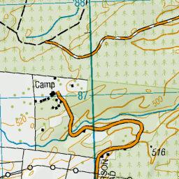 Awahou Stream, Bay of Plenty - NZ Topo Map