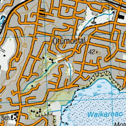Otumoetai, Bay of Plenty - NZ Topo Map