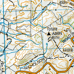 Totara, Waikato - NZ Topo Map