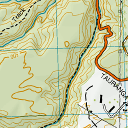 Mangorewa River, Bay of Plenty - NZ Topo Map