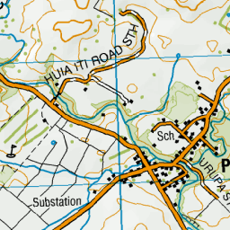 Pongaroa, Manawatu-Wanganui - NZ Topo Map