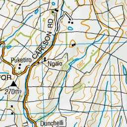 Ngaio, Manawatu-Wanganui - NZ Topo Map