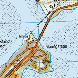 Maungatapu, Bay of Plenty - NZ Topo Map