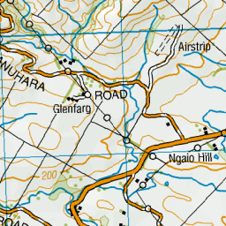 Ngaio Hill, Manawatu-Wanganui - NZ Topo Map