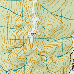 The Harkness Valley, Hawke's Bay - NZ Topo Map