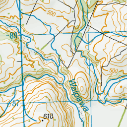 Waipawa River, Hawke's Bay - NZ Topo Map