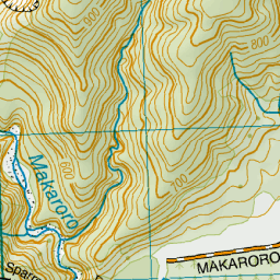 Makaroro River, Hawke's Bay - NZ Topo Map