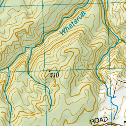 Whataroa Stream, Bay of Plenty - NZ Topo Map