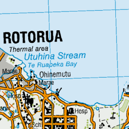 Te Ruapeka Bay, Bay of Plenty - NZ Topo Map
