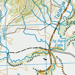 Taharua River, Hawke's Bay - NZ Topo Map