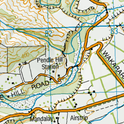 Waipawa River, Hawke's Bay - NZ Topo Map