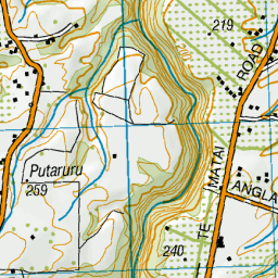 Putaruru, Bay of Plenty - NZ Topo Map