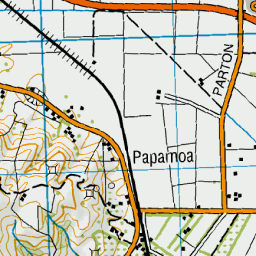 Papamoa, Bay of Plenty - NZ Topo Map