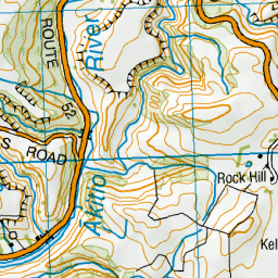 Akitio River, Manawatu-Wanganui - NZ Topo Map