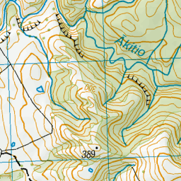 Akitio River, Manawatu-Wanganui - NZ Topo Map