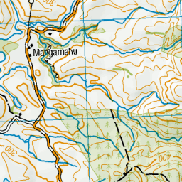 Mangamahu, Manawatu-Wanganui - NZ Topo Map