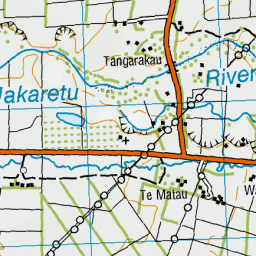 Tangarakau, Hawke's Bay - NZ Topo Map