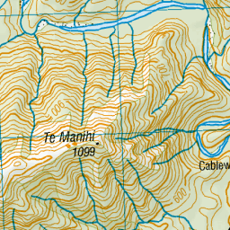 Te Manihi, Hawke's Bay - NZ Topo Map