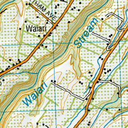 Waiari, Bay of Plenty - NZ Topo Map