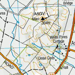 Ashcott, Hawke's Bay - NZ Topo Map