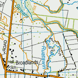 Broadlands, Waikato - NZ Topo Map