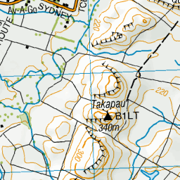 Takapau, Hawke's Bay - NZ Topo Map