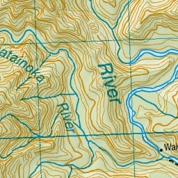 Mohaka River, Hawke's Bay - NZ Topo Map