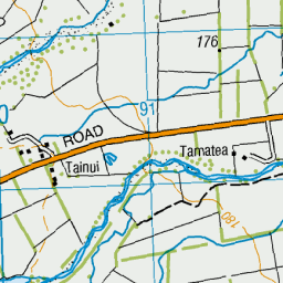 Tainui, Hawke's Bay - NZ Topo Map