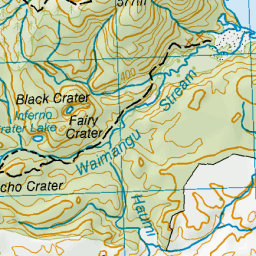 Waimangu Stream, Bay of Plenty - NZ Topo Map
