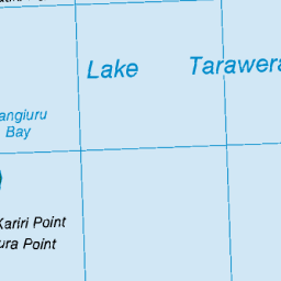 Lake Tarawera, Bay of Plenty - NZ Topo Map