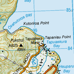 Tapuaekura Marae, Bay of Plenty - NZ Topo Map