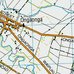 Ongaonga, Hawke's Bay - NZ Topo Map
