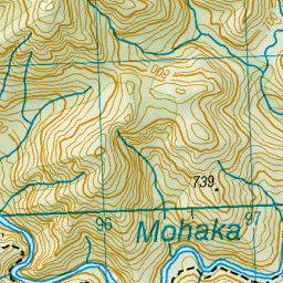 Mohaka River, Hawke's Bay - NZ Topo Map