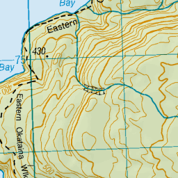 Kaiwaka Bay, Bay of Plenty - NZ Topo Map
