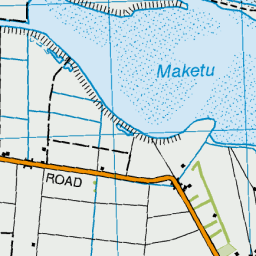 Maketu Estuary, Bay of Plenty - NZ Topo Map