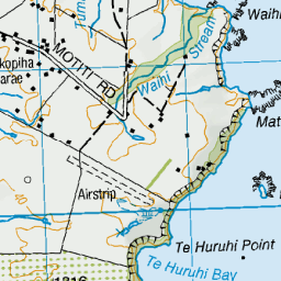 Motiti Island, Bay of Plenty - NZ Topo Map