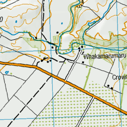 Whakamarumaru, Hawke's Bay - NZ Topo Map