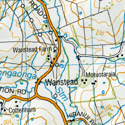 Wanstead, Hawke's Bay - NZ Topo Map